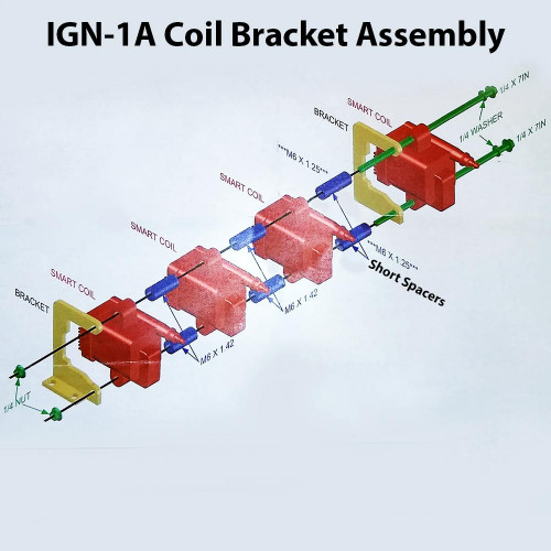 Remote Mount Coil Brackets | IGN-1A Smart Coils | Billet Aluminum